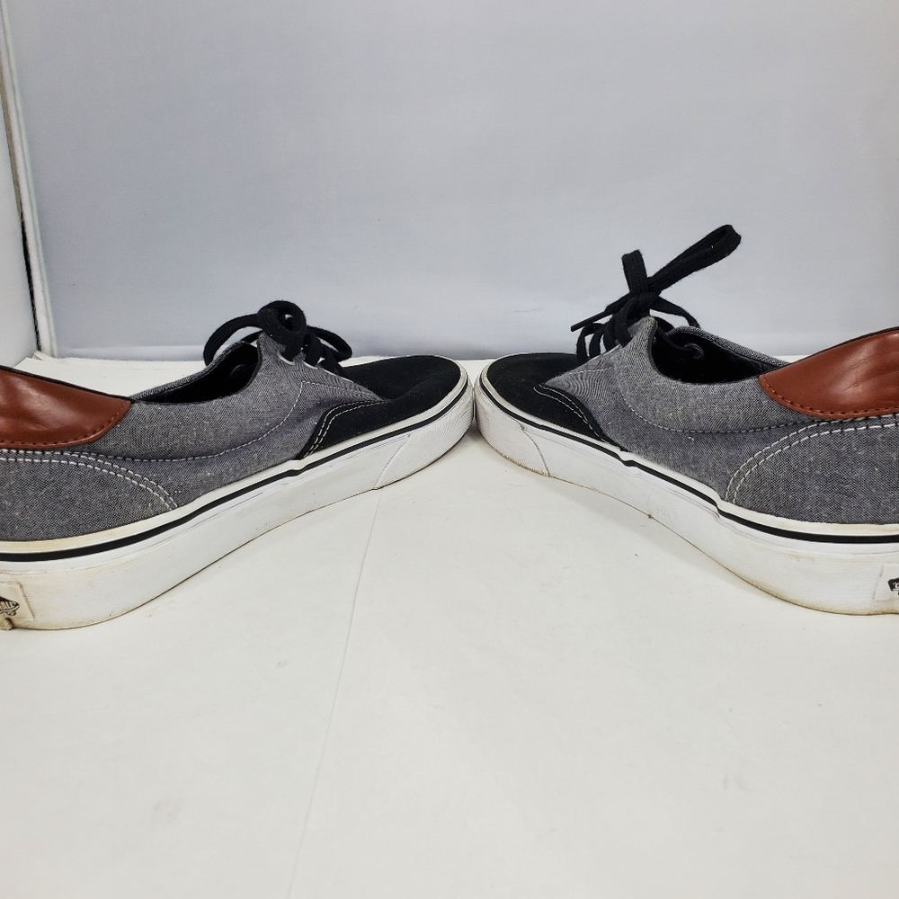 Vans Low Profile Era 59 Chambray Black And Gray Skate… - Gem